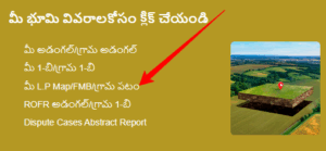 Meebhoomi AP (మీ భూమి) - View 1B, Adangal at meebhoomi.ap.gov.in